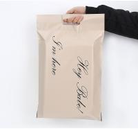 China D2W PE Biodegradable Courier Parcel Large Delivery Bag Double Handles for sale