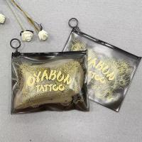 China Clear Waterproof Zipper Pouch Screen Printing / Gravure Printing Weight Capacity 10kg for sale