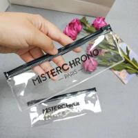 China Customize Biodegradable Material Securely Sealed Clear Waterproof Zipper Pouch for sale