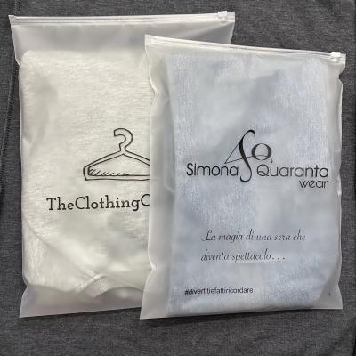 China Moisture Resistant Reusable EVA CPE Clear Storage Bags With Zipper for sale