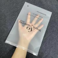 China Moisture Resistant Reusable EVA CPE Clear Storage Bags With Zipper for sale