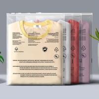 China Customizable EVA CPE/PE Clear Zip Bags For Clothes With Easy Open Close Sealing for sale