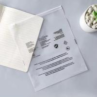 China Double 12 Silk CPE Custom Clear Zip Bags High Tensile Strength for sale
