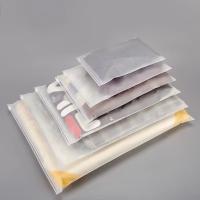 China Customizable EVA CPE/PE Clear Zip Bags For Clothes With Easy Open Close Sealing for sale