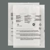 China High Quality Custom Durable Transparent Frosted Zipper Poly Bag For Packaging for sale