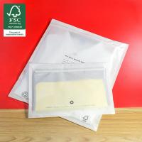China Autumn Clothing  / Cotton Padded Clothing Packaging Wax Paper Bag Biodegradable for sale