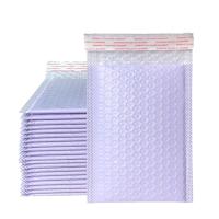China Self Sealing Purple Large Bubble Poly Mailers Thickness 140g for sale
