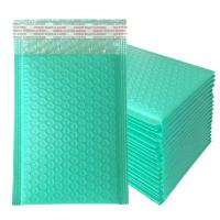 China Green Bubble Mailers Poly Mailers For Jewelry Tear Resistant For Safe Shipping Packaging for sale