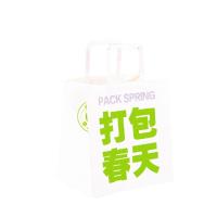 China Kraft Paper White Cardboard Custom Logo Paper Bags Silk Screen Leather Rope Support Customization for sale