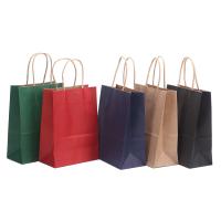 China OEM ODM Flexo Pringting Paper Shopping Bags With Handles for sale