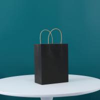 China Twisted Handle Custom Printed Kraft Paper Bags 15*21*8cm 21*27*11cm 26*32*12cm for sale