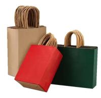 China OEM ODM Flexo Pringting Paper Shopping Bags With Handles for sale
