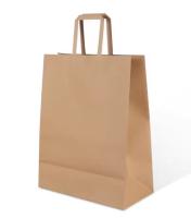 China OEM ODM Flexo Pringting Paper Shopping Bags With Handles for sale