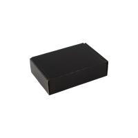 China Rectangular Black Folding Airplane Boxes Kraft Corrugated Paper Storage Solution folding shipping boxes for sale