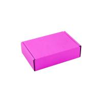 China Sakura Pink Kraft Paper Corrugated Storage Box For Travel / Storage for sale