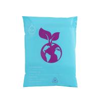 China Self Adhesive Sticker Biodegradable Delivery Bags Cornstarch PLA Bag for sale