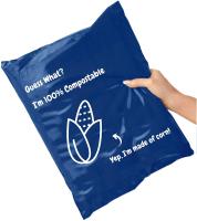 China PLA Cornstarch Custom Compostable Mailers 100% Biodegradable for sale