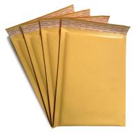 China Shock Proof And Impact Proof Yellow Kraft Bubble Bags For Mailing Packing for sale