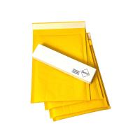 China Shock Proof And Impact Proof Yellow Kraft Bubble Bags For Mailing Packing for sale