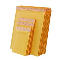 China Yellow Kraft Paper Bubble Bag 155g Co-Extruded Bubble Shockproof Protection Product Transportation Safety for sale