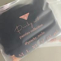 China Custom Printed Durable Frosted Zipper Bag For Shopping Packing With Logo for sale