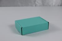 China Customizable Mint Green Corrugated Extra Hard Airplane Box Clothing Packaging for sale
