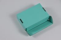 China Customizable Mint Green Corrugated Extra Hard Airplane Box Clothing Packaging for sale