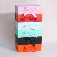 China Customizable Printing Hard Rigid Cardboard Luxury Reusable Color Box For Packing for sale