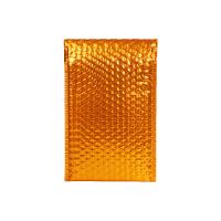 China Orange Aluminized Film Bubble Bags Customizable Sparkle Offset Printed Shockproof for sale