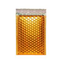 China Orange Aluminized Film Bubble Bags Customizable Sparkle Offset Printed Shockproof for sale