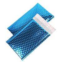 China Deep Blue Durable Shockproof Aluminized Film Bubble Bags For Optimal Packing for sale