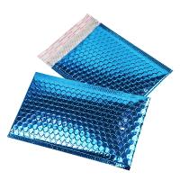 China Deep Blue Durable Shockproof Aluminized Film Bubble Bags For Optimal Packing for sale