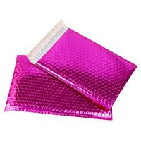 China Rose Magenta Aluminized Film Bubble Bags Corner Shaped Air Columns For Optimal Packing for sale