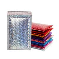 China Anti Theft Aluminum Plated Shiny Surface Bubble Film Waterproof Shockproof Hot Melt Adhesive Courier Bag for sale