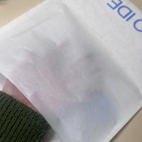 China White Translucent Glasin Paper Bag Large Stock For Clothing Packaging for sale