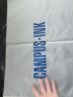 China Zipper Closure Custom Garment Packaging Bag With Frosted Plastic And Custom Logo for sale