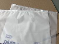 China Shoes Clothing Travel Custom Frosted Zipper Bags With Zipper Closure for sale