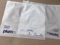 China Shoes Clothing Travel Custom Frosted Zipper Bags With Zipper Closure for sale