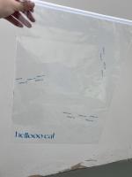 China Custom Biodegradable Transparent Slider Lock Frosted Zipper Packaging Bags for sale
