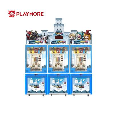 China Sky Tower Lottery Mechanical Ticket Redemption Game Machines 450KG 3 Players for sale