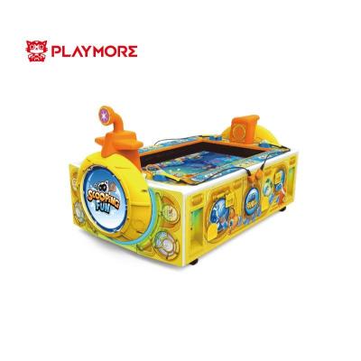 China Coin Operated Video Fishing Arcade Machine Large Screen Vibrating Handle for sale