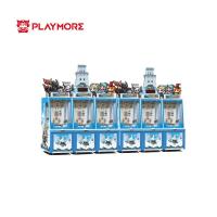 China Sky Tower Lottery Mechanical Coin Pusher Machine Build Coin Tower Three Players for sale