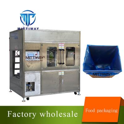 China Stainless Steel Automatic Bag Inserter 5KW MTW-T50S for sale
