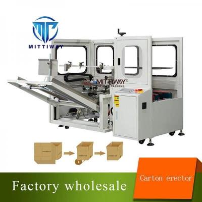 China Automatic Carton Erector Machine MTW-K40 Small Box Case Erector 10-12ctns/min for sale