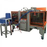 China Hot Melt Glue Case Sealer Machine 1200W 6ctns/min Automatic Carton Sealing for sale