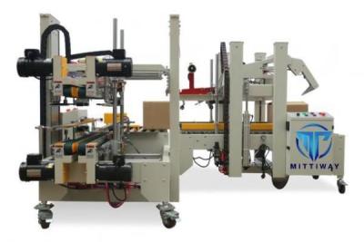 China Random Case Sealer Tape Machine 6ctns/min 1200W for Foodstuff Industry for sale