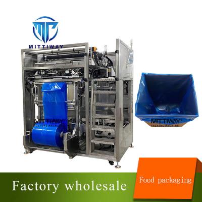 China Stainless Steel Bag Maker Inserter / Bag Inserting Machine for sale