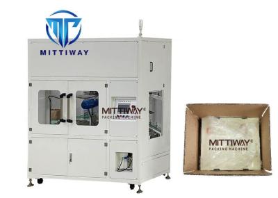 China Automatic Bag Folding Machine 4-6ctn/min 380kg Carbon Steel Bag Decuffer Folder for sale