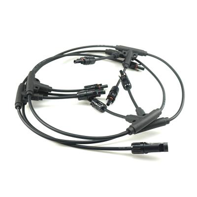 China Female Male Solar Y Branch Connectors 1 To X Parallel Adapter for sale