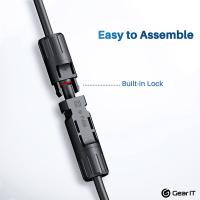 China 20FT 10AWG Solar Panel Extension Cable With Male Female Connectors for sale